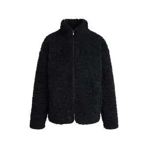 SKIMS Faux Fur Oversized Jacket - Onyx