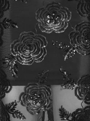 ROTATE BY BIRGER CHRISTENSEN Sequin Embellished Floral Midi Skirt