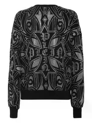 Philipp Plein Strass Gothic Sweatshirt