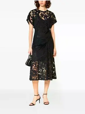 BOSS Floral Gathered Dress