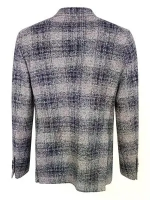 Tagliatore Plaid Single-breasted Jacket