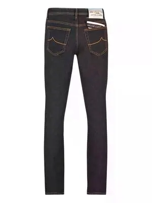 Jacob Cohen Five-pocket Jeans With Contrast Stitching