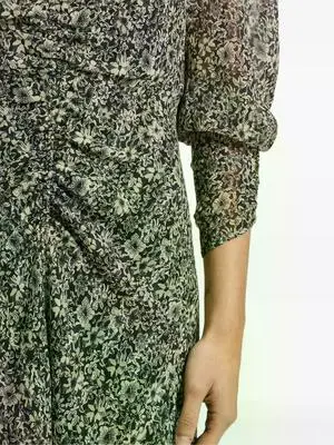 BOSS Printed Floral Midi Dress