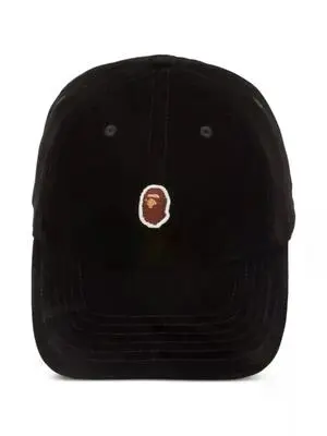 A BATHING APE Logo-patch Baseball Cap - Black