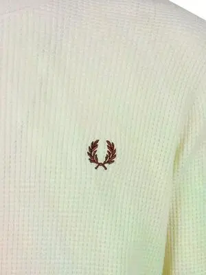 Fred Perry Waffle Texture Half-zip Sweater