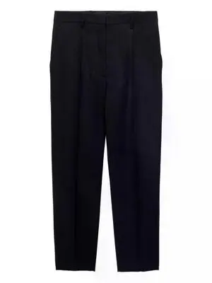 Prada Rush-stitch Wool Trousers