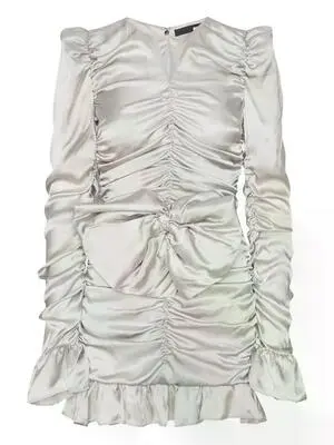ROTATE BY BIRGER CHRISTENSEN Bow Ruffled Mini Dress