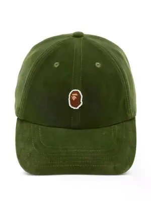 A BATHING APE Logo-patch Baseball Cap - Green