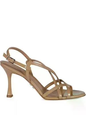 SERGIO LEVANTESI 80mm Leather Sandals