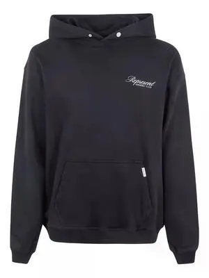 REPRESENT Logo-print Hoodie - Black
