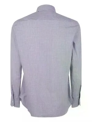 Zegna Checked Shirt - Blue