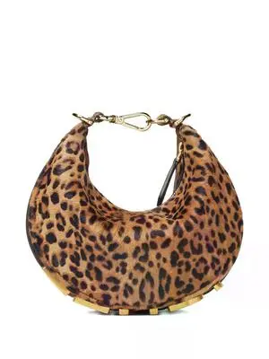 Fendi Leopard Print Mini Graphy Shoulder Bag