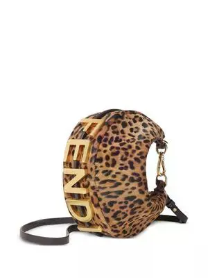 Fendi Leopard Print Mini Graphy Shoulder Bag
