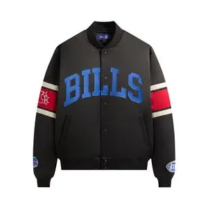 Kith For The Nfl Buffalo Bills Satin Bomber Jacket