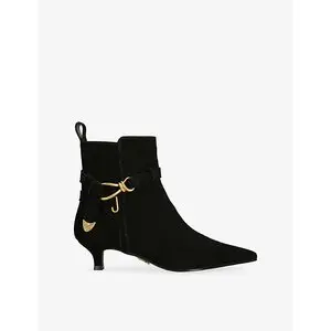 Steve Madden Roller Suede Kitten-heel Ankle Boots