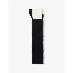 Falke Fable Estate Knee-high Wool-blend Socks - 3000 Black
