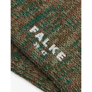 Falke Brooklyn Stretch Cotton-blend Socks - Brown Tan