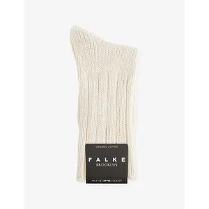 Falke Brooklyn Stretch Cotton-Blend Socks Sandstone