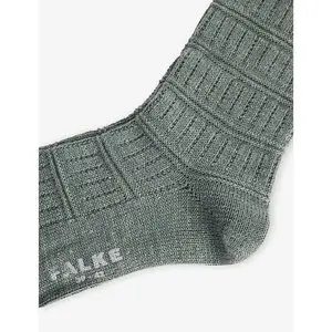 Falke Wool And Linen-blend Socks - Flock