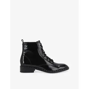 Carvela Studio Spike Patent-leather Ankle Boots
