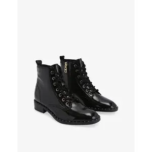 Carvela Studio Spike Patent-leather Ankle Boots