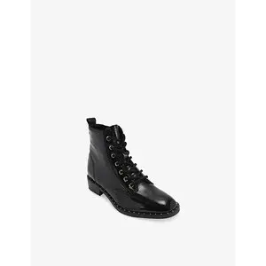 Carvela Studio Spike Patent-leather Ankle Boots