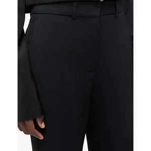 JOSEPH Tailored Flared Stretch-wool Trousers