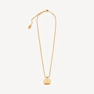 Balenciaga Nano Square Long Necklace - Gold