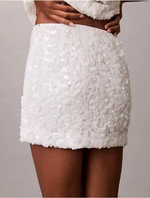 Calvin Klein Sequined Mini Skirt