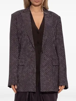 Dries Van Noten Baftan Single-breasted Jacket - Brown