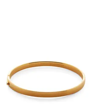 Monica Vinader Vermeil Essential Bangle - Gold