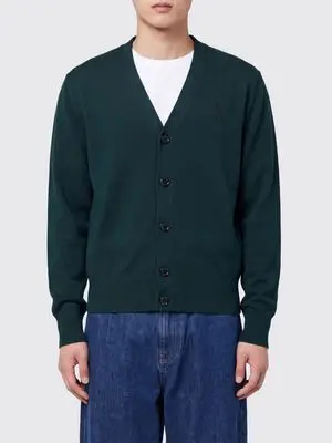 AMI Paris V-neck Cardigan - Green