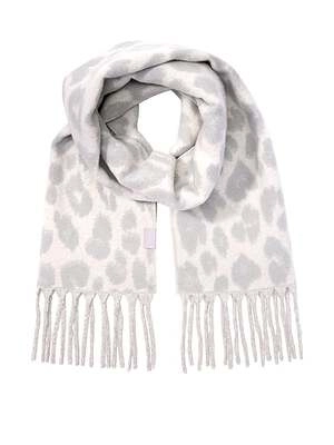 Pink Cozy Brushed Blanket Scarf - Print