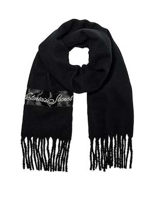 Victoria's Secret Cozy Blanket Scarf - Black