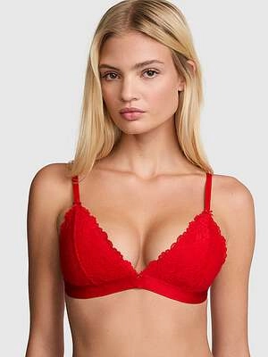 Pink Wink™ Push-up Triangle Bralette - Red