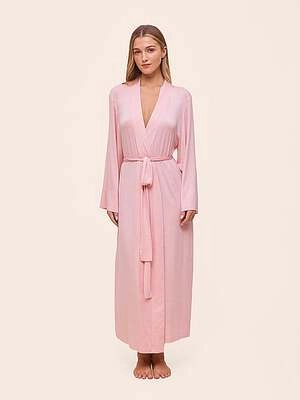 Victoria's Secret Papinelle Kate Modal Soft Maxi Robe - Pink