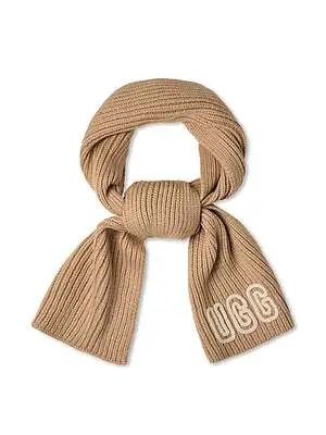 Pink Ugg® Chunky Crafted Rib Scarf - Beige