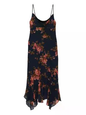 REFORMATION Lluvia Floral Print Dress