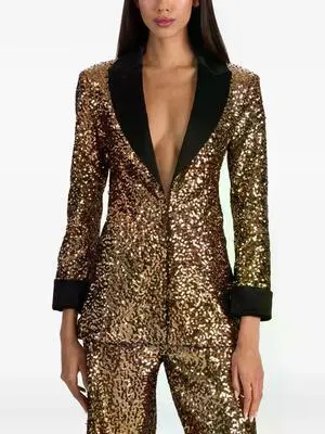 Alice + Olivia Sequin Embellished Blazer