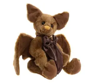 CHARLIE BEARS Pippy Strell 9 Short Pile Furplush Bat - One-color