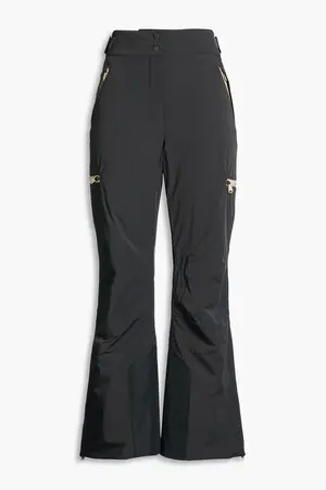 Brunello Cucinelli Bead-embellished Flared Ski Pants - Dark Gray