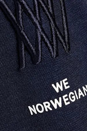 WE NORWEGIANS Voss Woolblend Piqué Base Layer - Navy