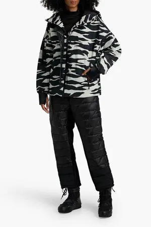 HOLDEN Zebra-print Ripstop Ski Jacket