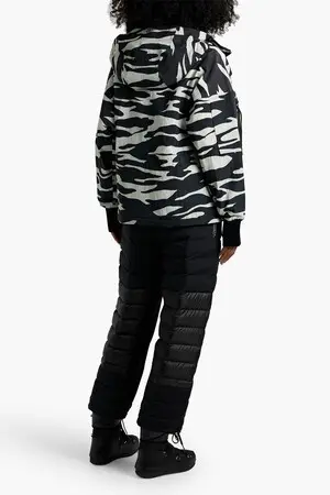 HOLDEN Zebra-print Ripstop Ski Jacket