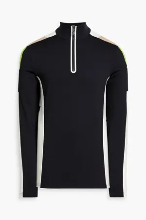 Bogner Colorblock Stretch-jersey Half-zip Base Layer