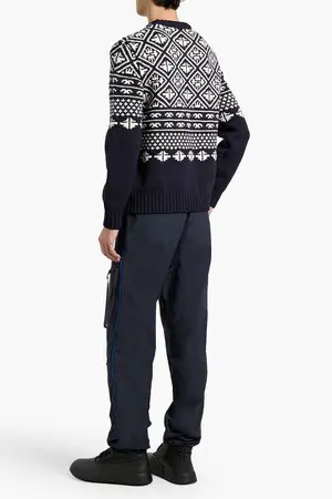 Bogner Lucian Jacquard-knit Wool-blend Sweater