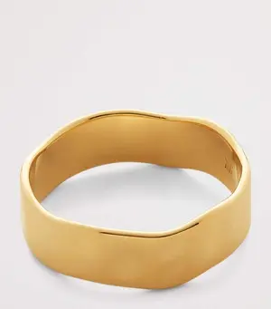 Monica Vinader Vermeil Siren Me Ring - Gold