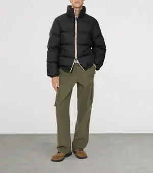 Burberry Down Checked-tape Puffer Jacket