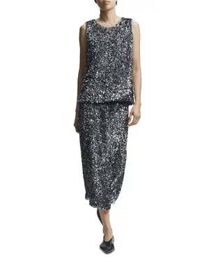 SAINT ART Nylah Sequined Maxi Skirt