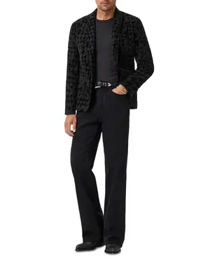 John Varvatos Kal Houndstooth Knit Blazer